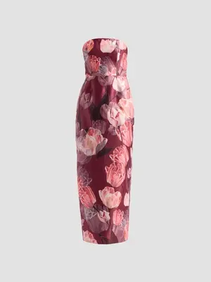MILLY Orion Tulip Brocade Dress