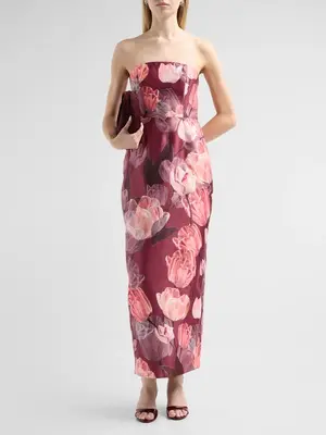 MILLY Orion Tulip Brocade Dress