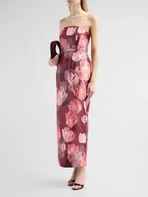 MILLY Orion Tulip Brocade Dress