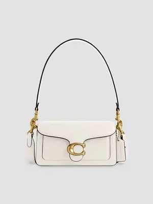 COACH Pebbled Leather Tabby Shoulder Bag 20 - Chalk