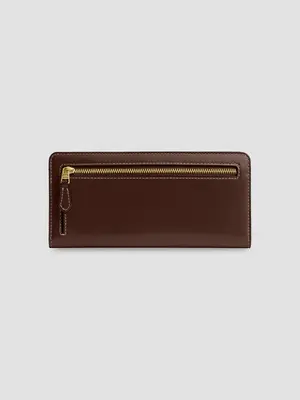 COACH Essential Slim Leather Wallet - Maple