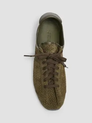 Jacquemus Les Tennis Chevron Suede Sneakers