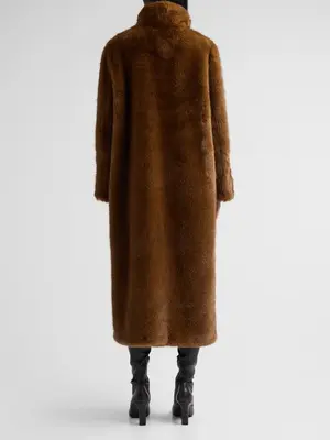 MILLY Gia Faux Fur Coat
