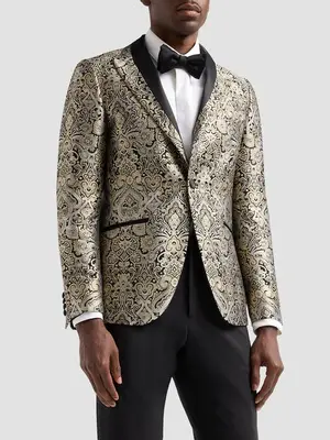 Pal Zileri Baroque-inspired Jacquard Dinner Jacket