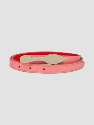 CHRISTIAN LOUBOUTIN Bettina Belt Grapefruit