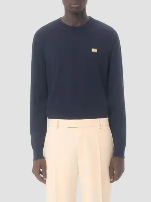 Valentino Garavani Wool Sweater With Vlogo Patch