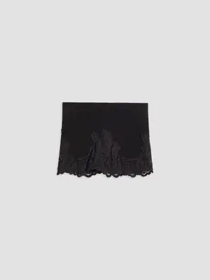 Valentino Garavani Vlogo Signature Cashmere And Lace Headband - Black