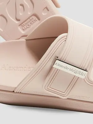 Alexander McQueen Hybrid Pool Slides - Beige