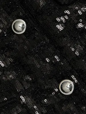 Michael Kors Sequin Tweed Crop Jacket