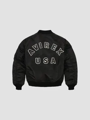 AVIREX Core Usa Nylon Bomber Jacket