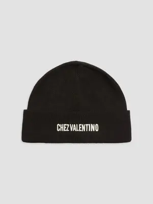 Valentino Garavani Knitted Wool Beanie