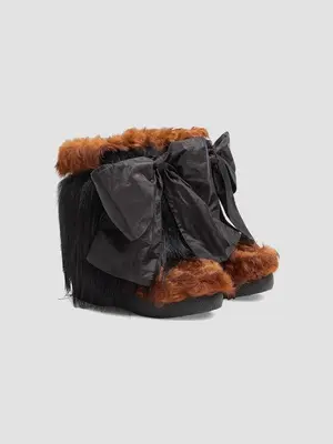 Valentino Garavani Snowish Shearling Ankle Boots