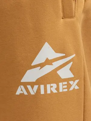 AVIREX Core Stacked Logo Jogger Sweatpants - Wheat