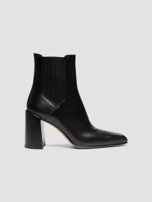 Gabriela Hearst Luke Leather 90mm Booties - Black