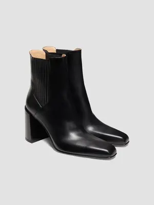 Gabriela Hearst Luke Leather 90mm Booties