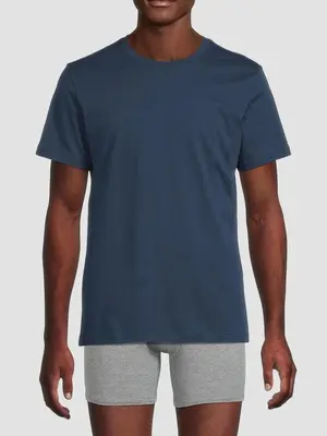 Mack Weldon 3-pack Cotton Crewneck T-shirt - True Navy