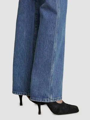 Khaite Danielle Mid-rise Straight-leg Jeans - Boone
