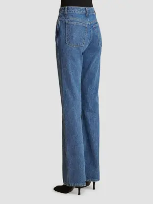 Khaite Danielle Mid-rise Straight-leg Jeans - Boone