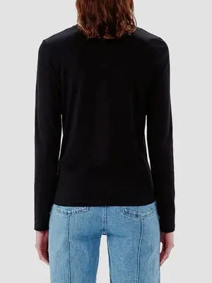 Another Tomorrow Long Sleeve Tee - Black