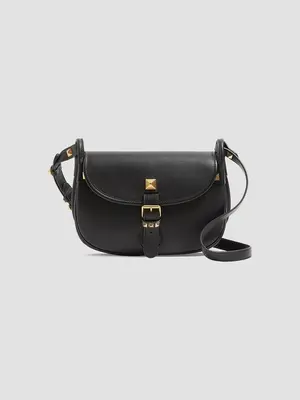 Valentino Garavani Flaneuse Medium Leather Shoulder Bag