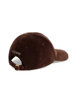 Valentino Garavani Velvet Baseball Cap With Embroidery