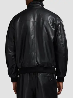 AVIREX Leather Track Jacket