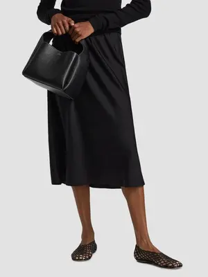 LISA YANG Flared Silk Midi-skirt