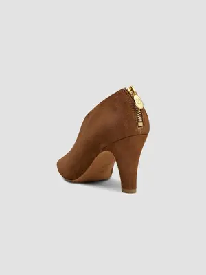 POLLINI Muse Suede Ankle Booties
