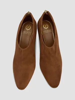 POLLINI Muse Suede Ankle Booties