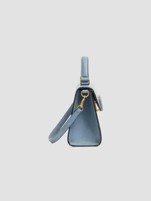 Valentino Garavani Small Vsling Grainy Calfskin Handbag - Stone
