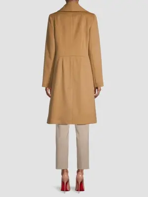 Sofia Cashmere Wool-blend Coat - Camel