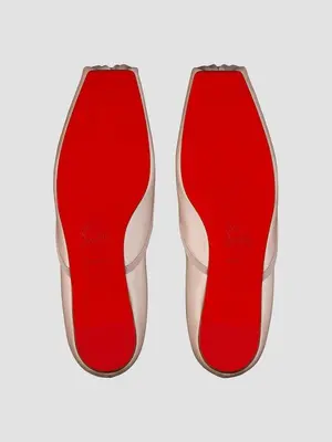 CHRISTIAN LOUBOUTIN Cassiasticina Satin Ballerinas