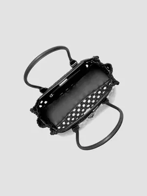 Michael Kors Hamilton Small Woven Tote Bag - Black
