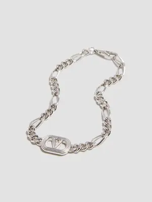 Valentino Garavani Ovalette Metal Bracelet - Transparent