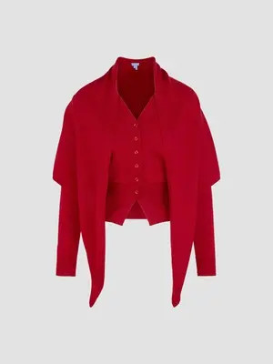 Hill House Home The Amal Cardigan - Red