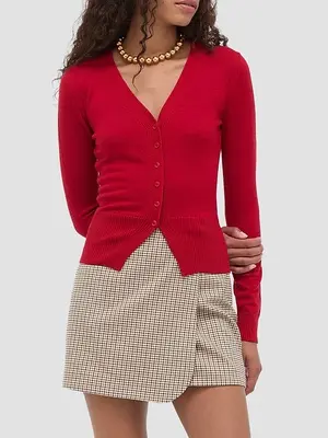 Hill House Home The Amal Cardigan - Red