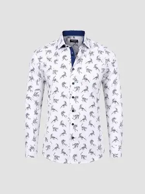 MACEOO Fibonacci Marthyr Cheetah Shirt