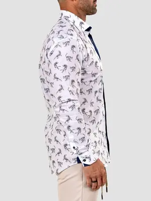 MACEOO Fibonacci Marthyr Cheetah Shirt