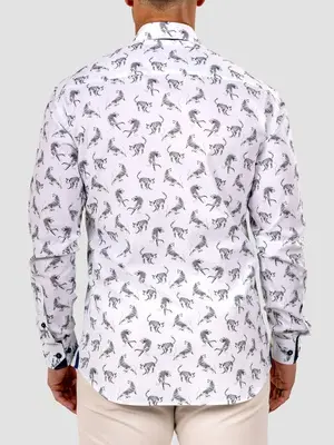 MACEOO Fibonacci Marthyr Cheetah Shirt