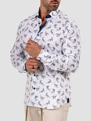 MACEOO Fibonacci Marthyr Cheetah Shirt