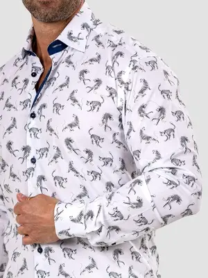 MACEOO Fibonacci Marthyr Cheetah Shirt