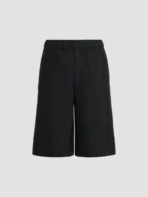 Alexander McQueen Skull Jacquard Shorts - Black