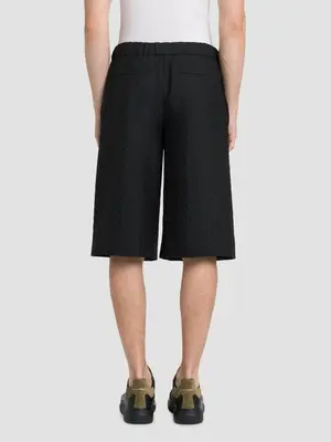 Alexander McQueen Skull Jacquard Shorts