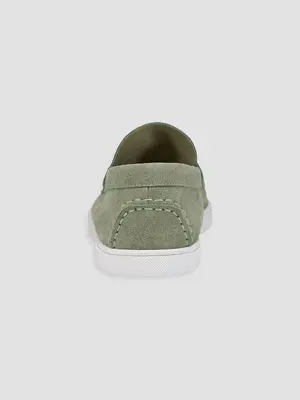 CHRISTIAN LOUBOUTIN Chambeliboat Leather Loafers - Haiiro