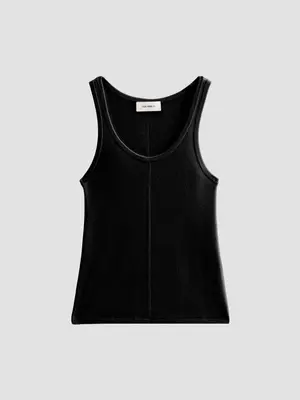 LISA YANG G Rib-knit Cotton-cashmere Tank
