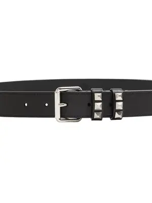 Valentino Garavani Flaneuse Belt In Shiny Calfskin 30mm