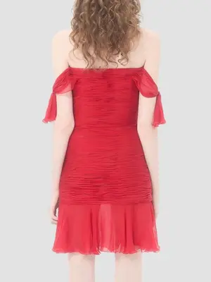 Valentino Garavani Chiffon Short Dress
