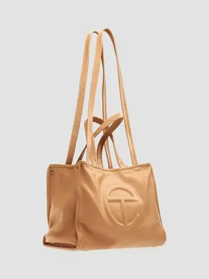 TELFAR Medium Carry Logo Leather Bag