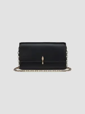 CHRISTIAN LOUBOUTIN Bettina Chain Wallet - Black