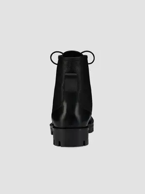 CHRISTIAN LOUBOUTIN Caracolo Lion Leather Boots